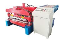 China 1200MM Galvanized Glazed Tile Forming Machine Roofing Panel Roll Forming Machine CE for sale