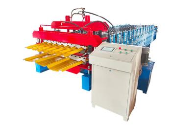China Automatically PPGI GI PPGL GL Double Layer Roll Forming Machine 8*1.5*1.5m for sale