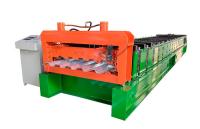 China Thickness 0.8-1.2mm Floor Deck Roll Forming Machine with 24 rows Roller station for sale