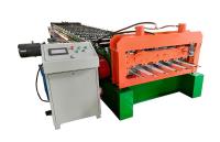 China Thickness 0.8-1.2mm Floor Deck Roll Forming Machine with 24 rows Roller station for sale
