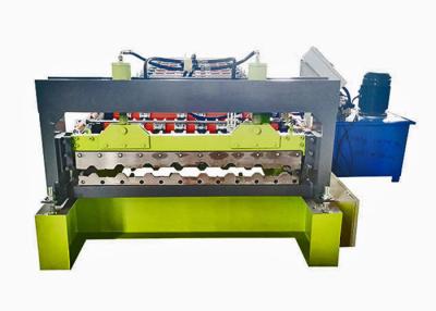 China 0.3mm-0.7mm Steel Tile Sheet Metal Roll Forming Machine 17 Steps for sale