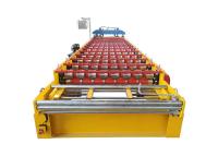 China Galvanized Corrugated Metal Roof Tile Making Machine 0.2 - 0.8 Mm for sale