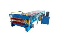 China Automatic Iron Sheet Double Layer Machine For Manufacturing Two Ibr Sheet Designs for sale