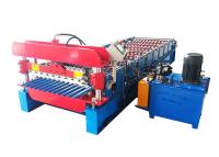 China Color Steel Corrugated Roll Forming Machine 8 - 20 M/Min for sale