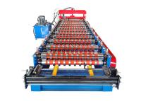 China Color Steel Corrugated Roll Forming Machine 8 - 20 M/Min for sale