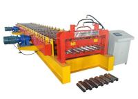 China Steel Drive By Chain Floor Deck Roll Forming Machine Production 3KW-20.5KW for sale