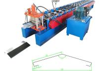 China PPGI PPGL Color Steel Galvanized Ridge Capping Roll Forming Machine Hydraulic Cutting for sale