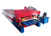 China Premium Electric Transmission Roll Forming Machine For Glazed Tile for sale