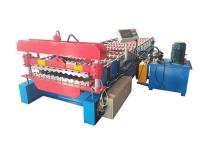 China Iron PPGI Steel Making Corrugated Roofing Sheet Forming Machine For 0.3mm Thick for sale