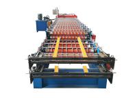 China 0.3-0.7mm Ppgi Roof Double Layer Sheet Roll Forming Machine for sale