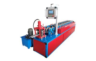 China 75mm / 85mm Shaft Roller Shutter Door Roll Forming Machine For Door Frame Manufacturing Process for sale