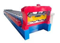 China Plate Bending Chain Floor Deck Roll Forming Machine For Sheet Metal Profile for sale