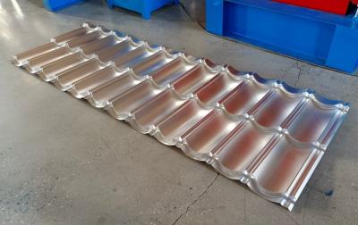 China SHITONG-840 13 Rows Electric PLC Glazed Tile Roll Forming Machine With Hydraulic Cutting for sale