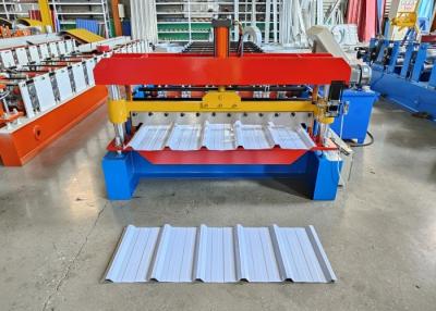 China PLC Cutting Sheet Metal Roll Forming Machine 10-20m/Min For Accurate Roof Panels for sale