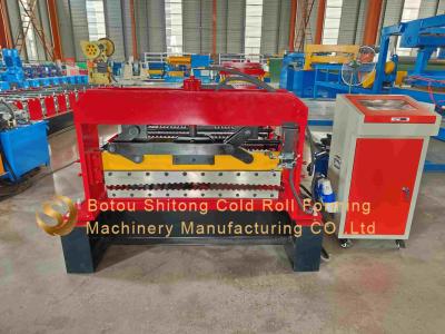 China Triple Layer Corrugated IBR Glazed Tile Steel Roofing Panel Three Layer Roll Forming Machine for sale