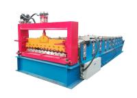 China PLC Control 3-5.5kw Hydraulic Drive corrugated roll former for sale for sale