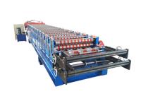 China High Speed PPGI Double Layer Roll Forming Machine Hydraulic Pressure 10-12 Mpa for sale