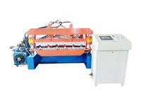 China PPGI Steel Sheet Metal Roll Forming Machines / Roll Former Machine With Cr12 Cutter for sale
