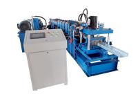 China Adjustable Size Purlin Roll Forming Machine Forming Steps 12 Rows 40# Hydraulic Oil for sale