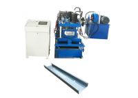 China Automatic C Shape Purlin Roll Forming Machine Blue Color Galvanized Coil Material for sale