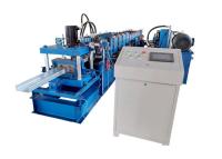 China Hydraulic Purlin Roll Forming Machine Cutting Blade Cr12 Mould Steel With Quenched Treatment for sale