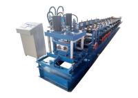 China Metal C U Purlin Roll Forming Machine Drive Mode Chain And Sprocket Sidewall 16mm for sale