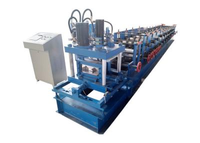 China Metal C U Purlin Roll Forming Machine Drive Mode Chain And Sprocket Sidewall 16mm for sale