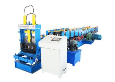 China Adjustable multiple models galvanized steel C / U / Z purlin roll forming machine with CE / ISO for sale