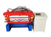 China Steel Structure Cold Roll Forming Machine , Double Layer Forming Machine Voltage 380V for sale