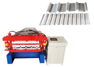 China Speed 8-12 M/Min Double Layer Roll Forming Machine Roller Material 45# Steel for sale
