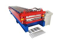 China Steel Structure Cold Roll Forming Machine , Double Layer Forming Machine Voltage 380V for sale