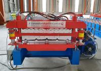 China aluminum Corrugated And Trapezoidal Roof Sheet Double Layer Roll Forming Machine for sale