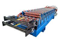 China Two Different Profile Roofing Double Layer Roll Forming Machine For Steel Tile Making for sale