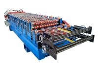 China Galvanized Coil Double Layer Roll Forming Machine Material Thickness 0.3-0.8mm for sale