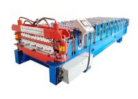 China Customized Color Double Layer Roll Forming Machine Sprocket P-25.4 Roller Station 9-11 for sale
