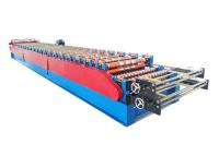 China Full Automatic Double Layer Roll Forming Machine Power 5.5 Kw Size 7000*1500*1600mm for sale