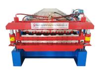 China Galvanized Coil Double Layer Roll Forming Machine Material Thickness 0.3-0.8mm for sale