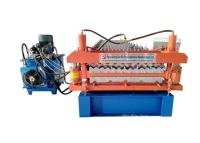 China Two Designs Roofing Sheets Roll Forming Machine Size 6500*1500*1500mm Weight 4.5 Tons for sale