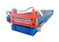 China Two Designs Roofing Sheets Roll Forming Machine Size 6500*1500*1500mm Weight 4.5 Tons for sale
