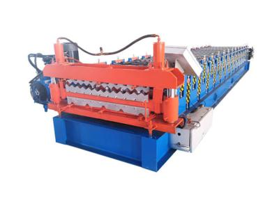 China Two Designs Roofing Sheets Roll Forming Machine Size 6500*1500*1500mm Weight 4.5 Tons for sale