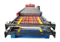 China Double deck roll forming machine roll formers metal roofing corrugated steel sheet wall panel tile making machine for sale