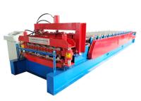 China Double Deck Color Steel Sheet Roof Tile Making 2 Layer Roll Forming Machine For Roof Sheet for sale