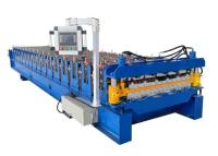 China Trapezoidal Steel Profile Roll Forming Machine , Corrugation Roofing Sheet Making Machine for sale