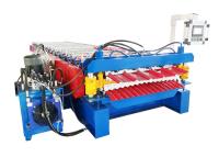 China Hydraulic Driving Double Layer Roll Forming Machine Suitable Thickness 0.3-0.8mm for sale