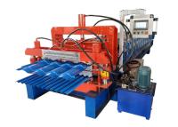 China 868-836 Aluminium Roll Forming Machine , Glazed Tile Roll Forming Machine Plate Width 1000mm for sale