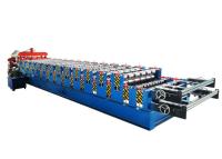 China Color Sheet Double Layer Roll Forming Machine Productivity 20-25 M/Min Shaft Diameter 70mm for sale