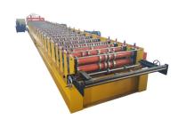 China Easy Operate Floor Deck Roll Forming Machine Effective Width 1000mm For Building Construction for sale