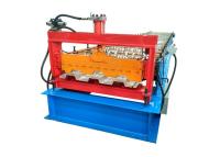 China Chain Drive Customizable Floor Deck Roll Forming Machine With 45 Rollers for sale