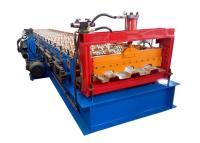 China Chain Drive Customizable Floor Deck Roll Forming Machine With 45 Rollers for sale
