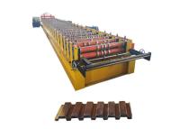 China Hot Roll Steel Deck Roll Forming Machine Speed 8-12 M/Min For High Building Floor Sheet for sale